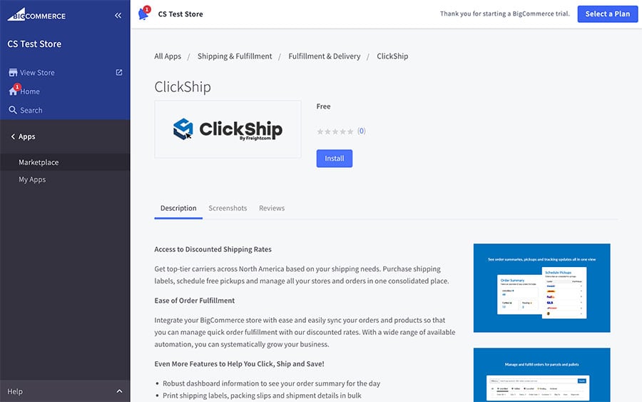 ClickShip Now Integrates with BigCommerce